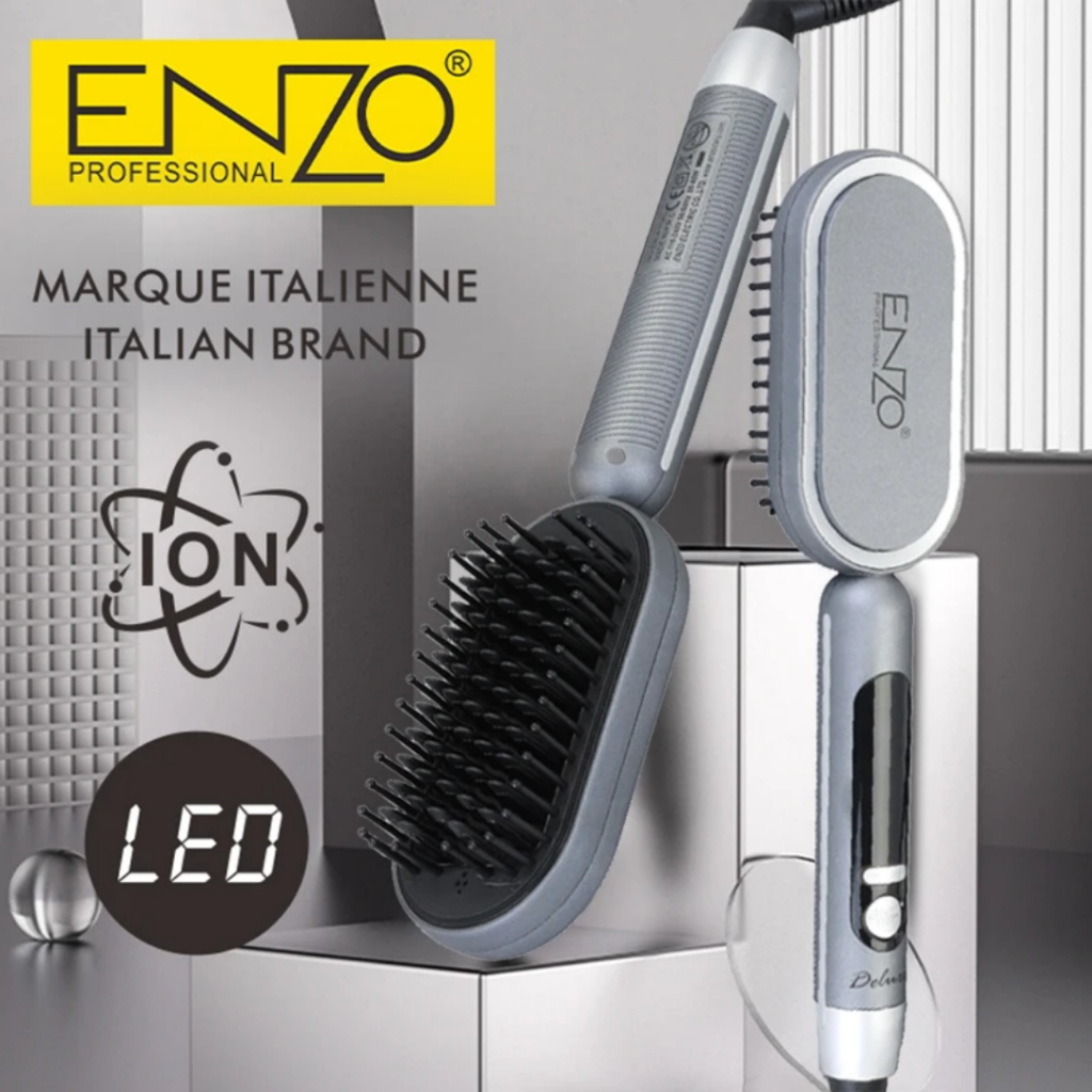 Brosse lissante de luxe avec la technologie ionique et 988f de chaleur ...